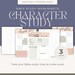 Character Bible Study Guide | Bible Character Worksheets | Bible ...
