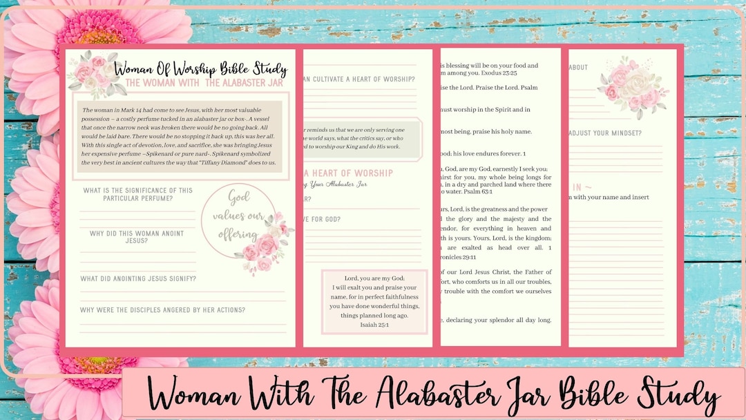 Woman With the Alabaster Jar Bible Study | Woman in the Bible ...