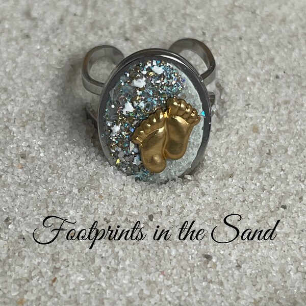 Footprint Ring - Etsy