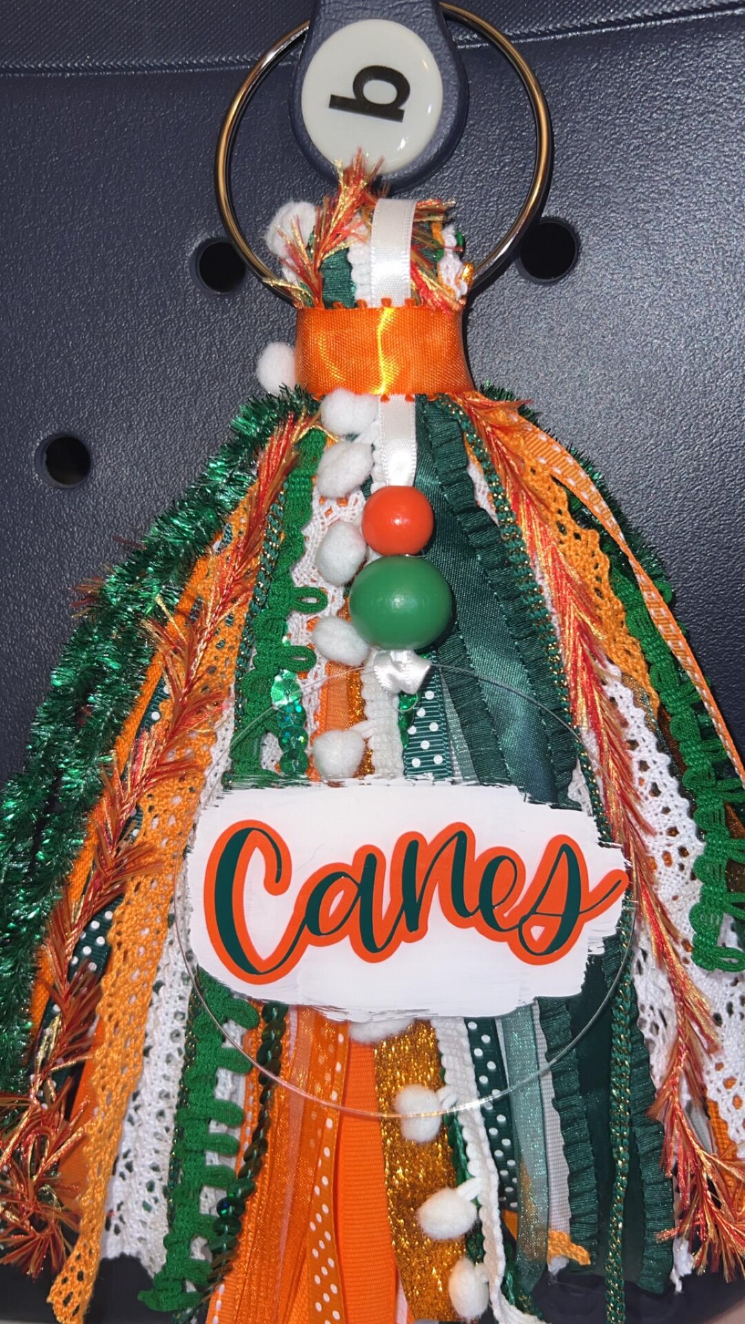 Bogg Bag | Tassel | Bag Decor | Miami Inspired | Hurricanes - Etsy