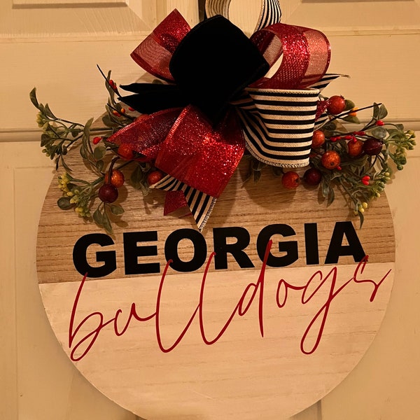 Georgia Bulldogs Gnome Georgia Bulldogs Reversible Banner Sign ...