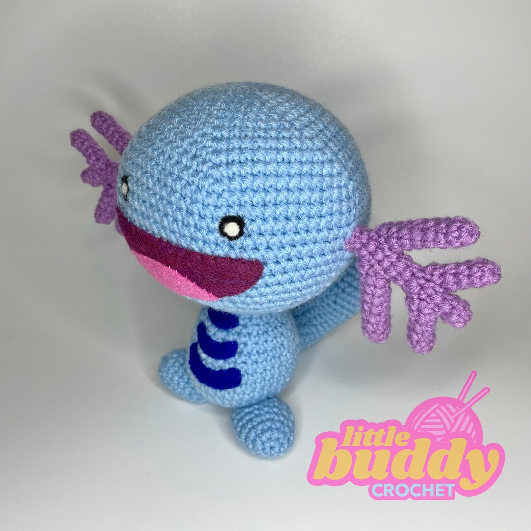 Wooper Pokemon Inspired Video Game Amigurumi Handmade Plush Toy - Etsy