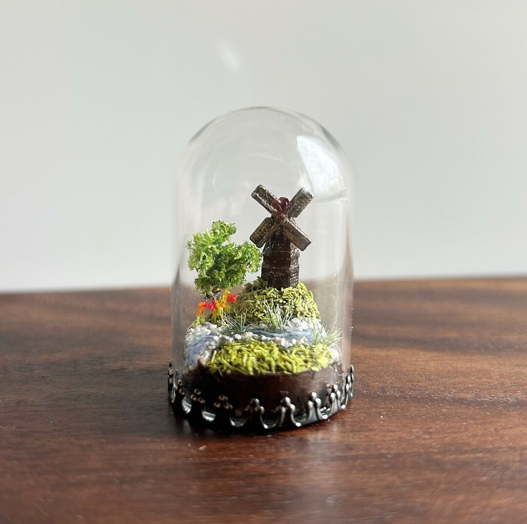 Tiny Windmill Diorama / Landscape Diorama / Netherlands / Dutch ...