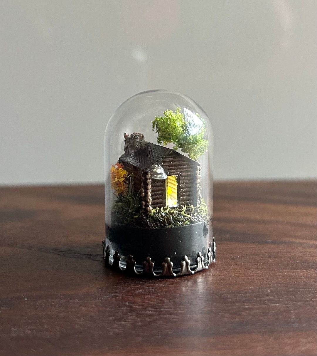 Tiny Light up Diorama / Cabin Diorama / Micro Woods Diorama / Fairy ...