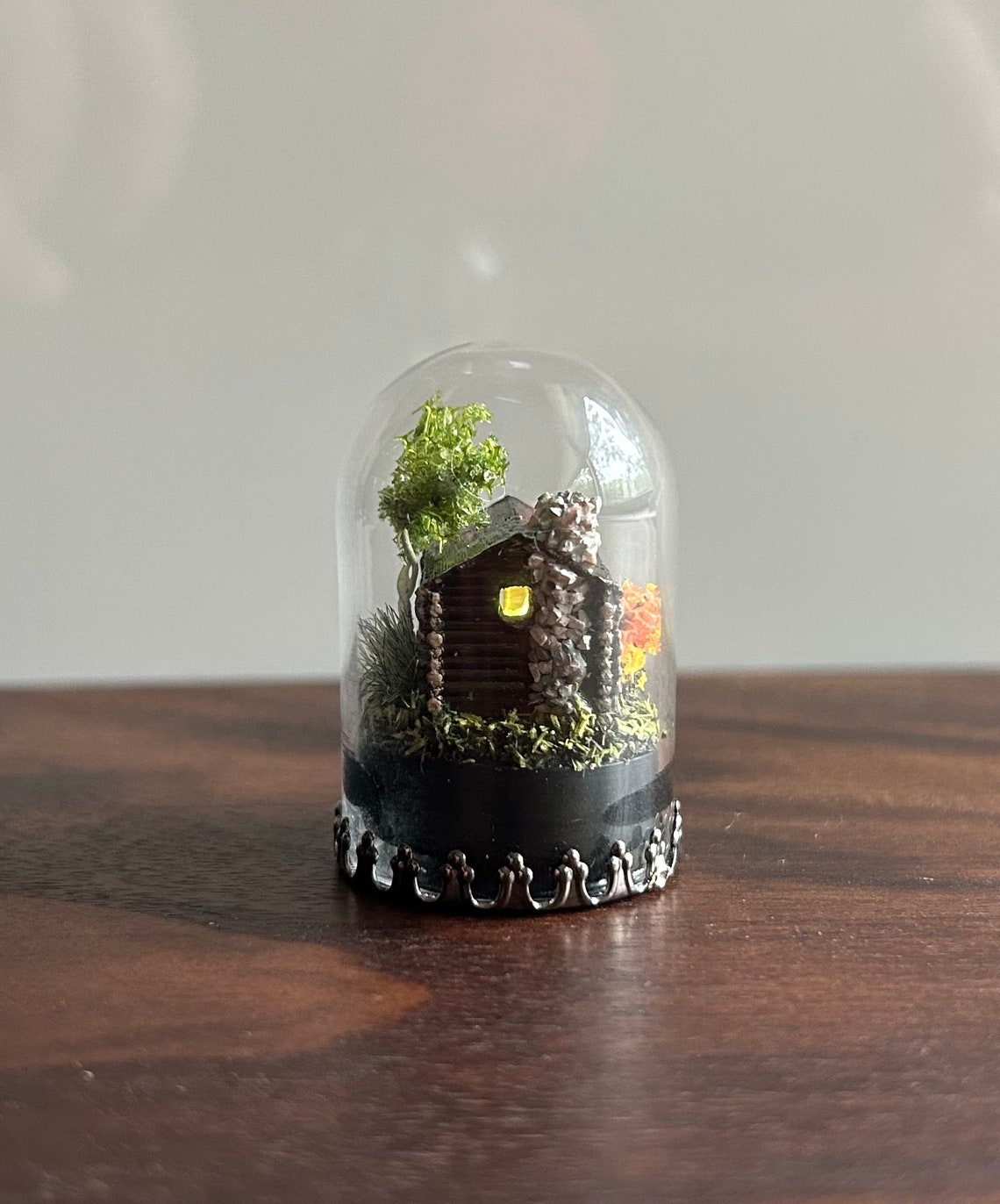 Tiny Light up Diorama / Cabin Diorama / Micro Woods Diorama / Fairy ...