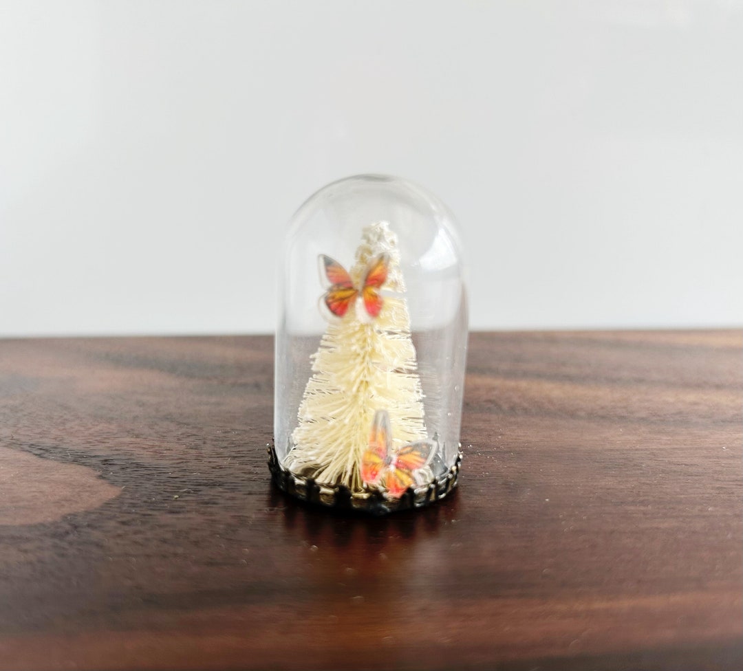 Tiny Butterfly Diorama / Mini Diorama / Monarch Butterfly / Micro ...