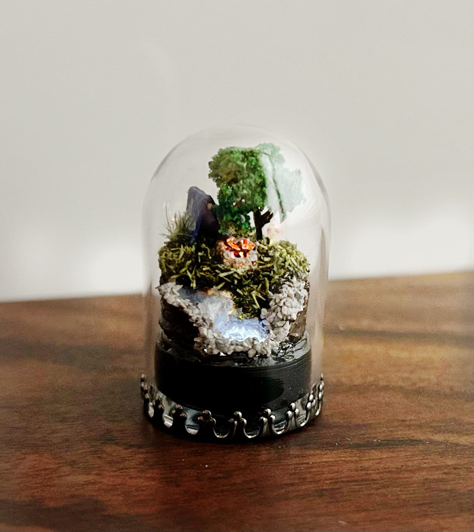 Tiny Light up Diorama / Camping Diorama / Campsite Scene / Micro Tent ...