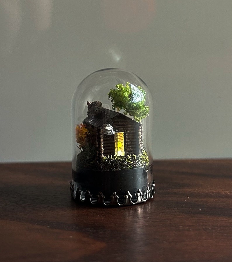 Tiny Light up Diorama / Cabin Diorama / Micro Woods Diorama / Fairy ...