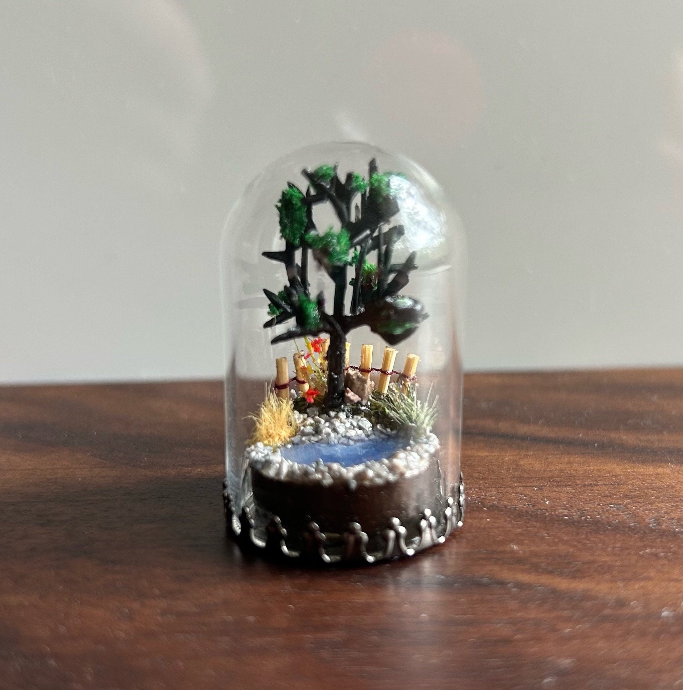 Tiny Nature Diorama / Pond Diorama / Lake / Tree / Pond / Micro Diorama ...