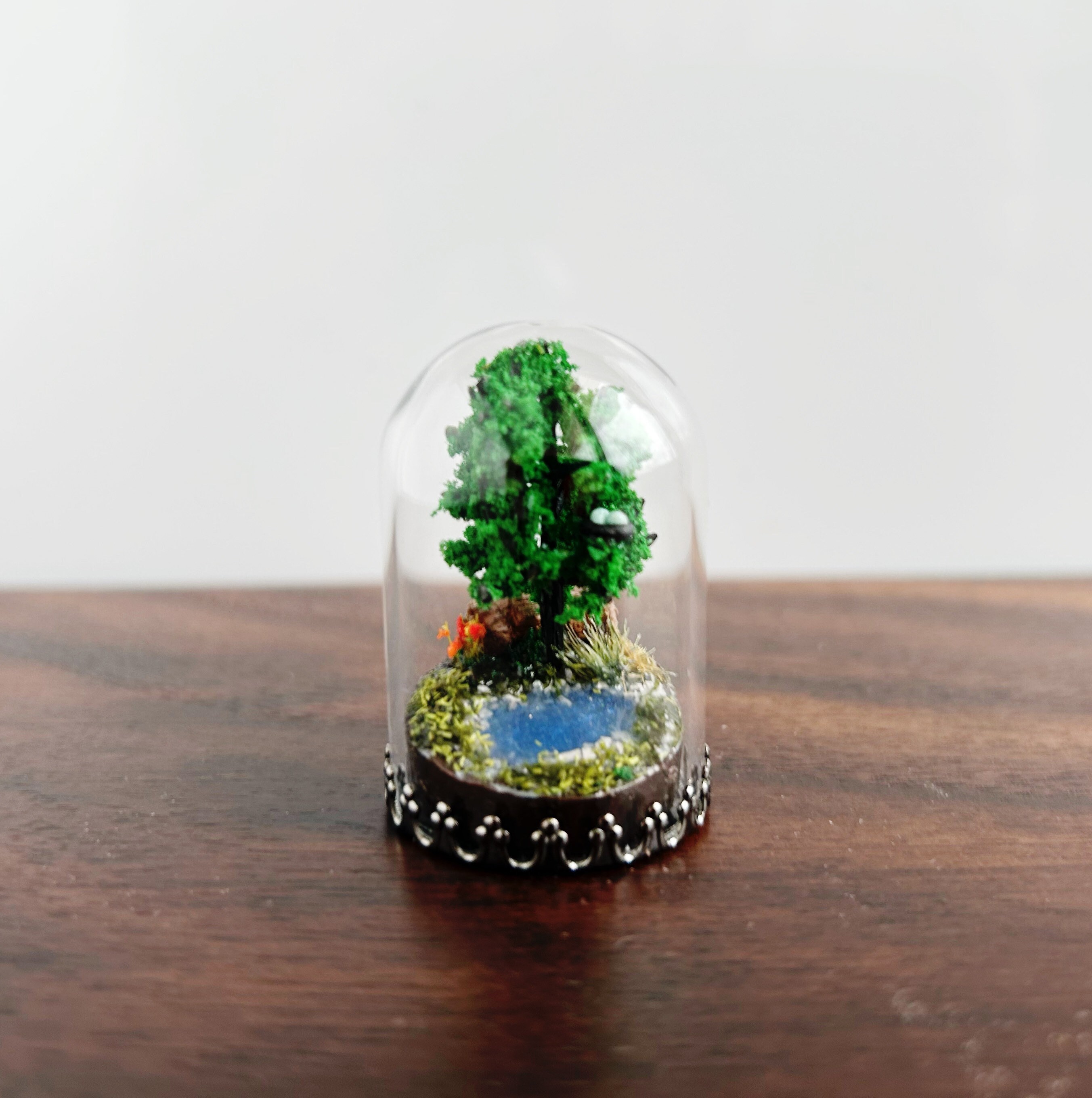 Tiny Nature Diorama / Pond Diorama / Lake / Tree / Pond / Micro Diorama ...