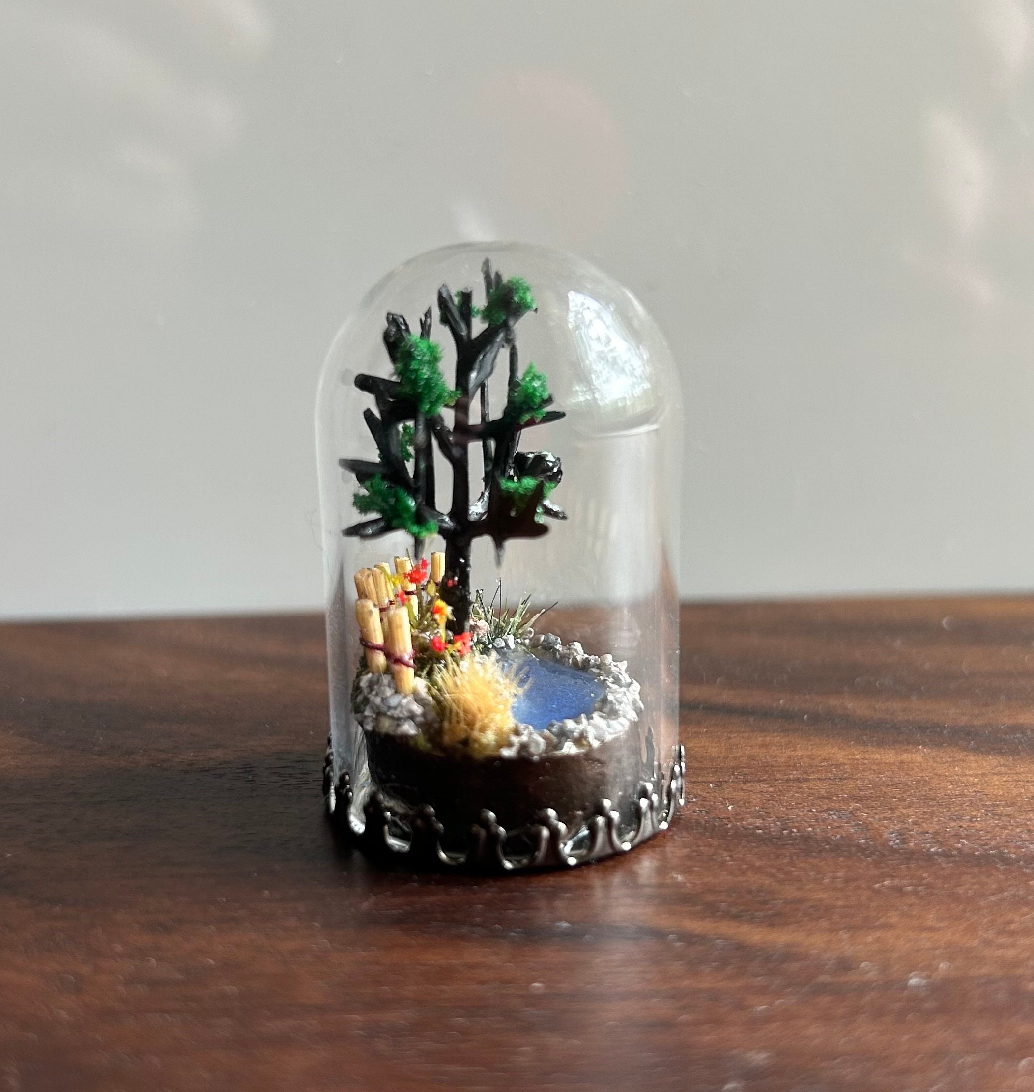 Tiny Nature Diorama / Pond Diorama / Lake / Tree / Pond / Micro Diorama ...