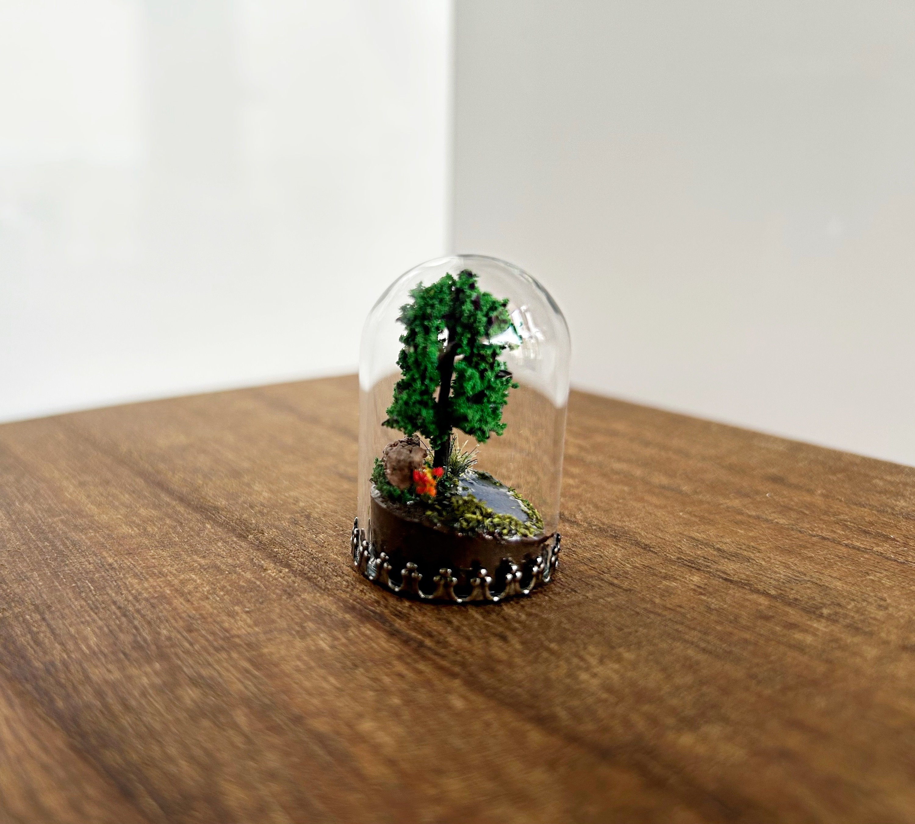 Tiny Nature Diorama / Pond Diorama / Lake / Tree / Pond / Micro Diorama ...