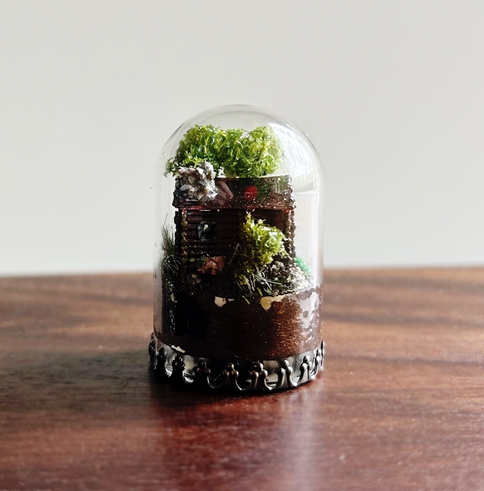 Tiny Light up Diorama / Cabin Diorama / Micro Woods Diorama / - Etsy