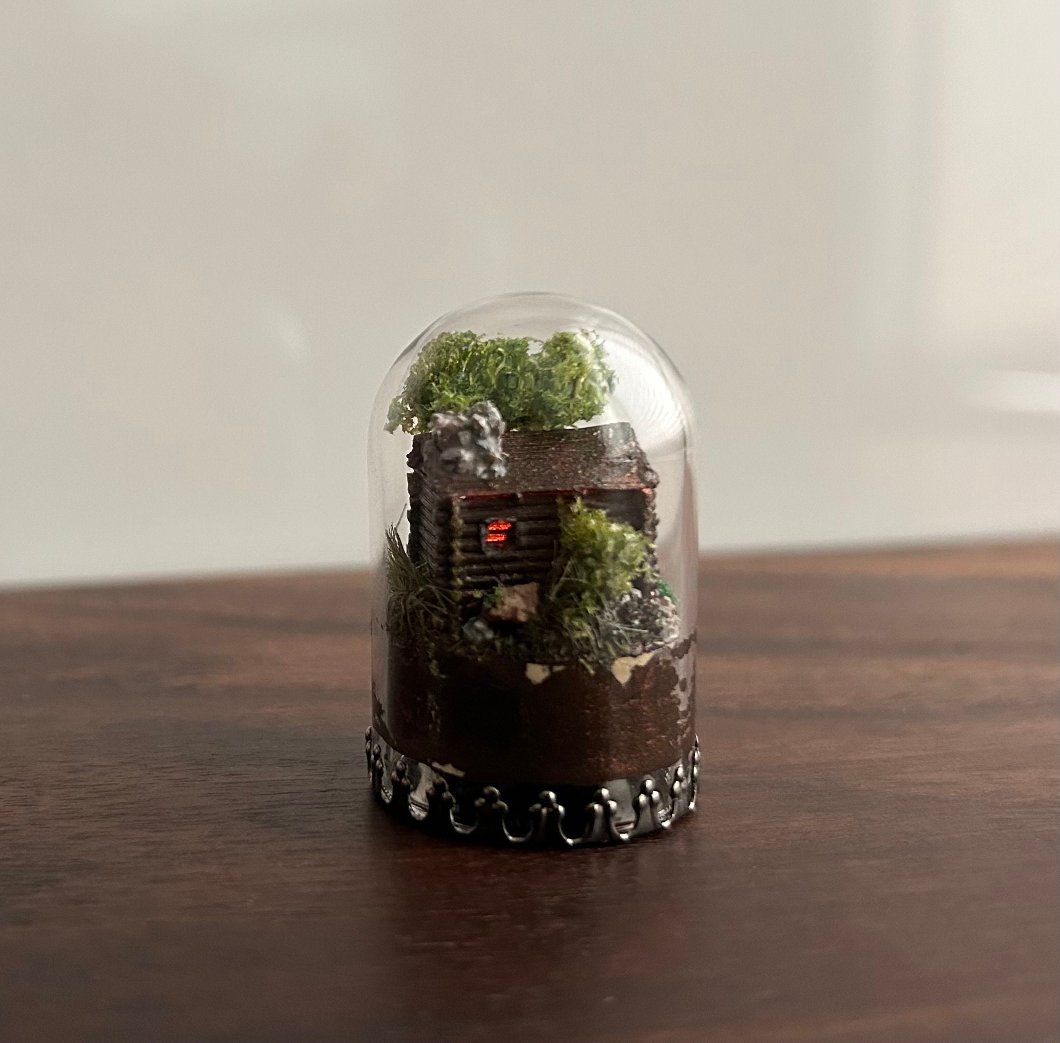 Tiny Light up Diorama / Cabin Diorama / Micro Woods Diorama / - Etsy