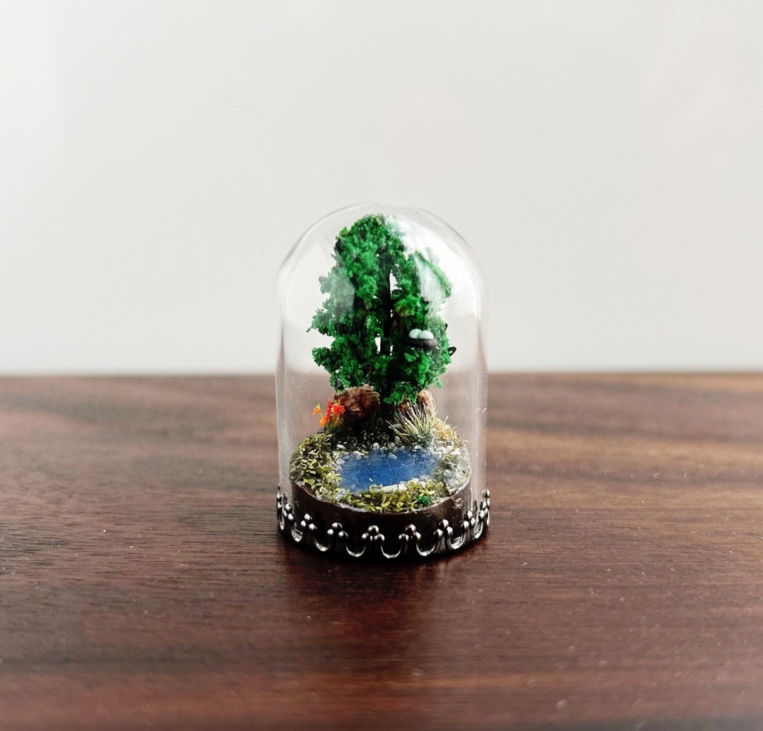 Tiny Nature Diorama / Pond Diorama / Lake / Tree / Pond / Micro Diorama ...