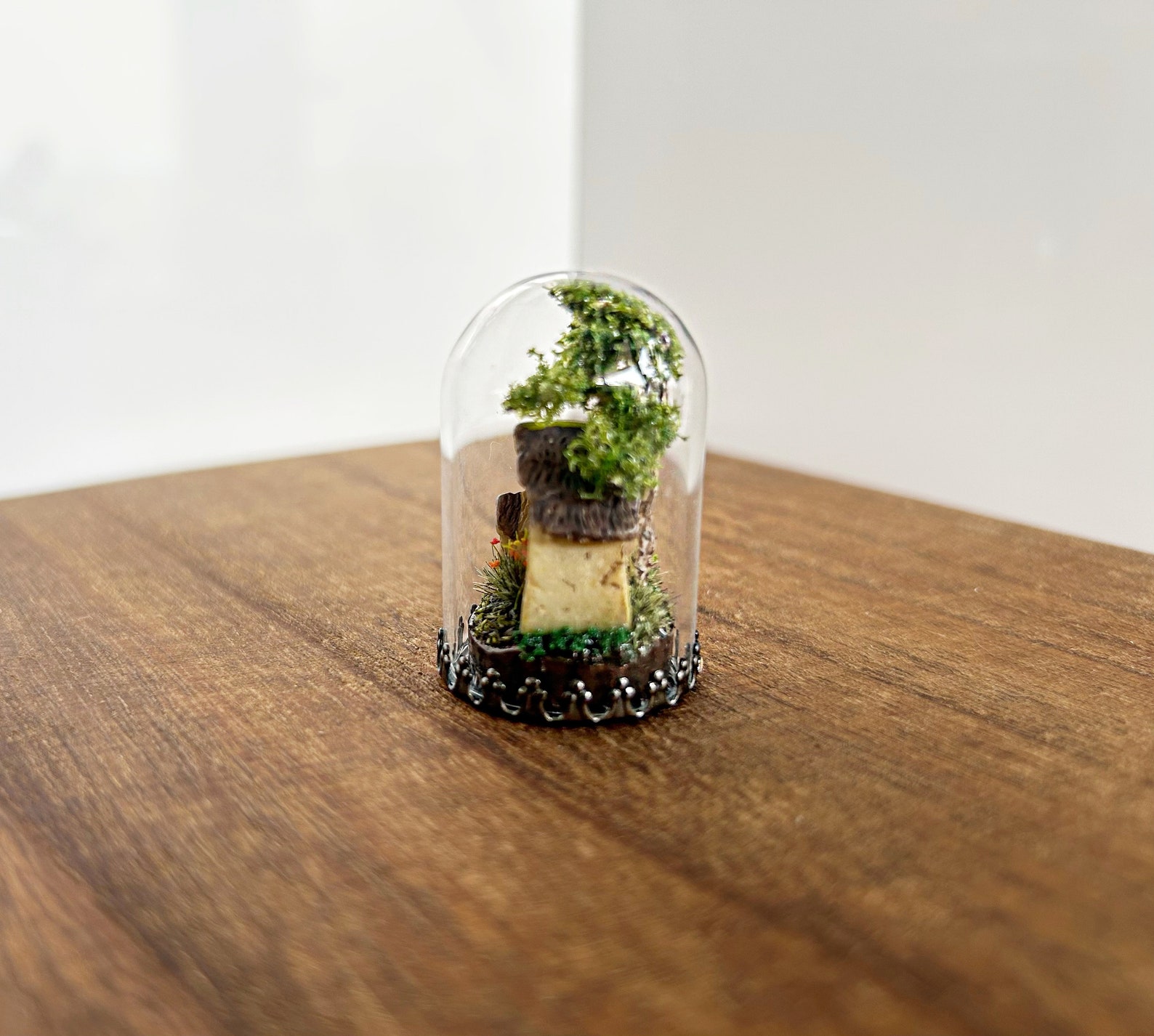 Tiny Glass Diorama / Mini House Diorama / Micro Diorama / Fairy Garden ...