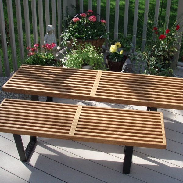 Slat Bench - Etsy