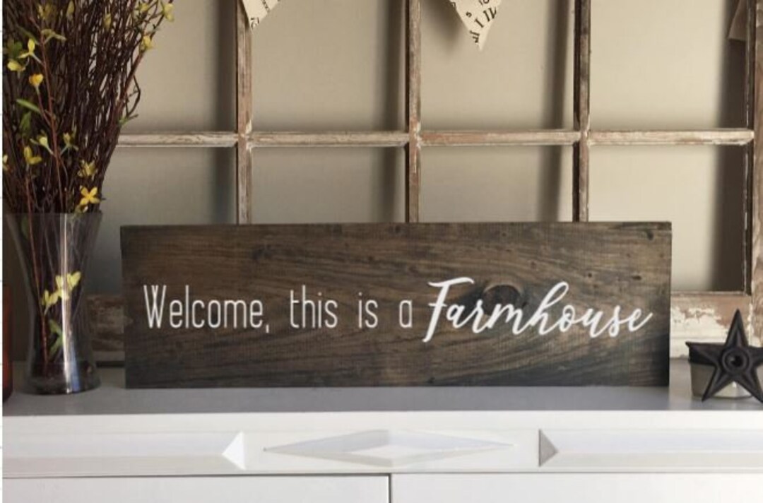 Welcome This is a Farmhouse Wood Song Lyric Sign Phish - Etsy