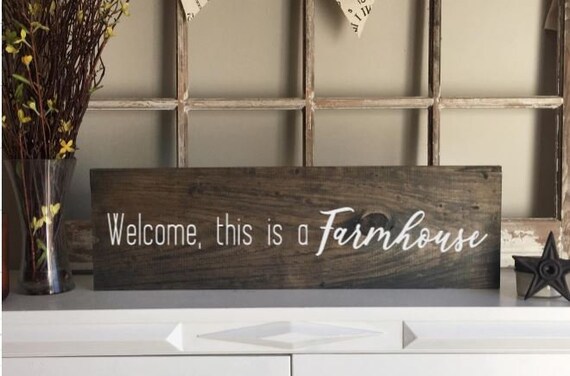Welcome This is a Farmhouse Wood Song Lyric Sign Phish | Etsy