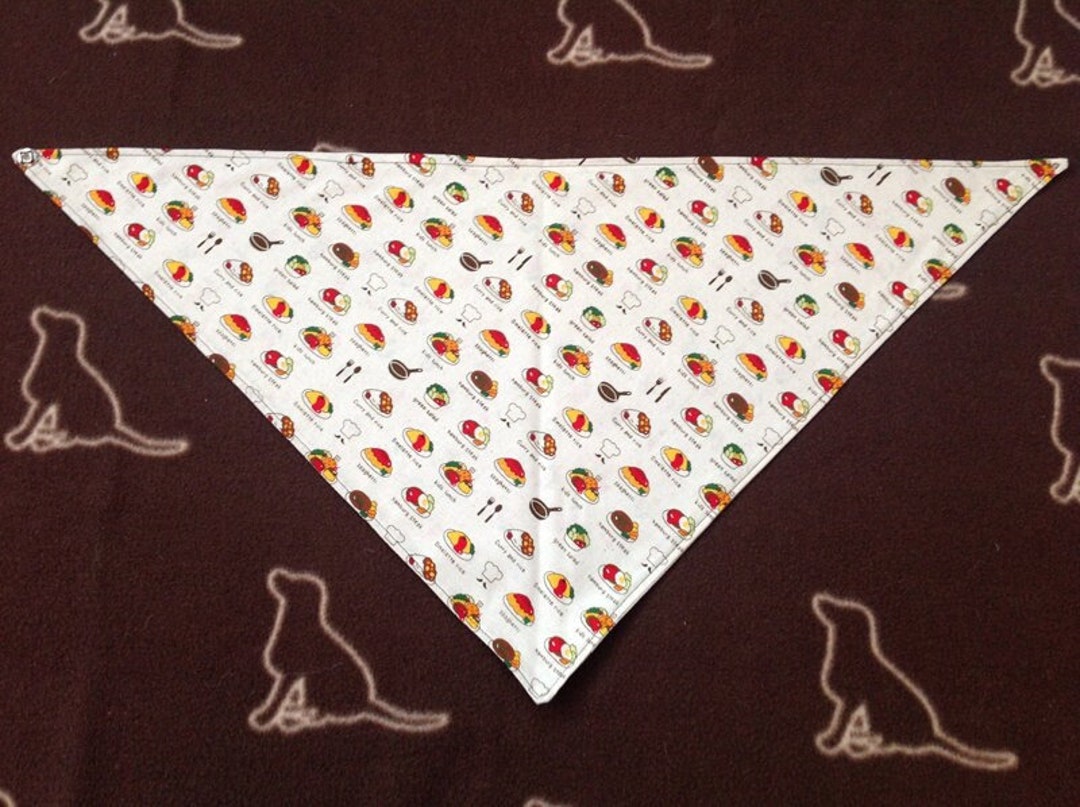 Fursuit Bandana With Yummy Lunch Dishes - Etsy