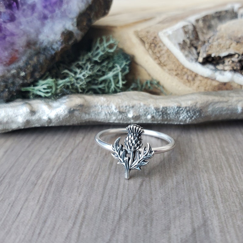 Thistle Ring - Etsy