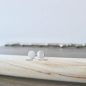 Plain Studs, Sterling Silver, Modern Studs, Stud Earrings, Simple Studs ...