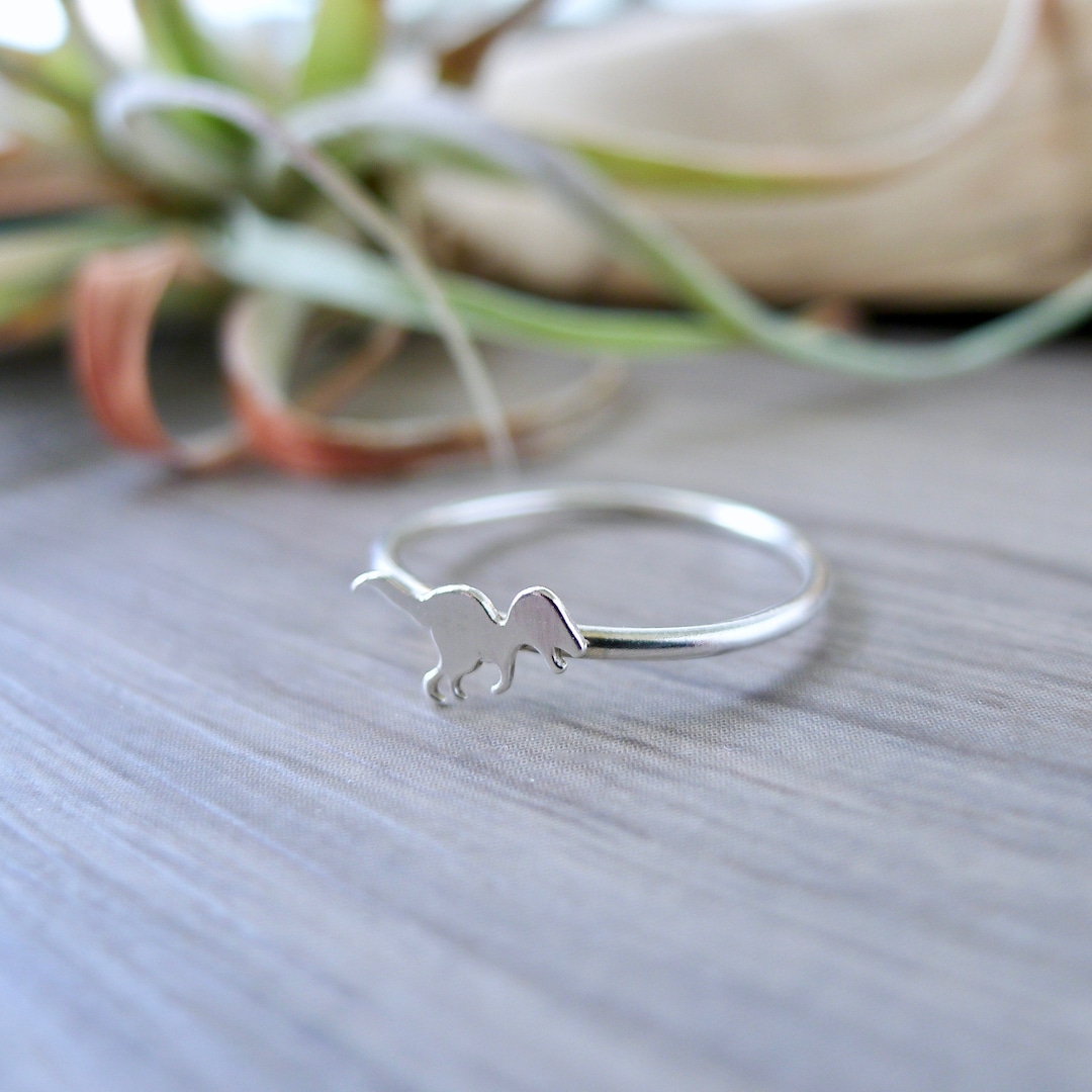 T Rex Ring, Dinosaur Ring, Sterling Silver, Raptor Ring, Tyrannosaurus ...