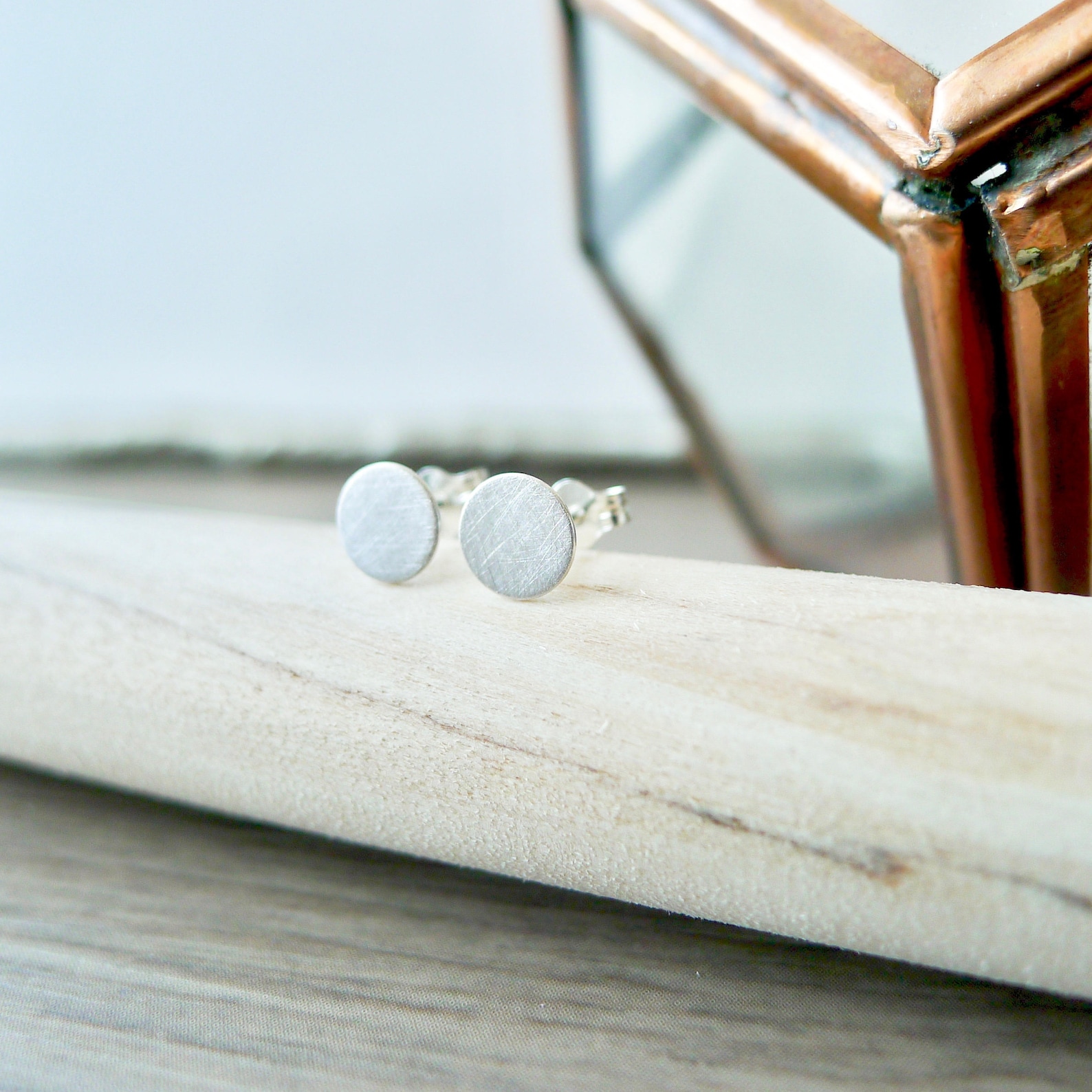 Plain Studs Sterling Silver Modern Studs Stud Earrings - Etsy Canada