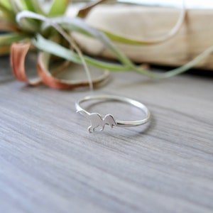 T Rex Ring Dinosaur Ring Sterling Silver Raptor Ring - Etsy