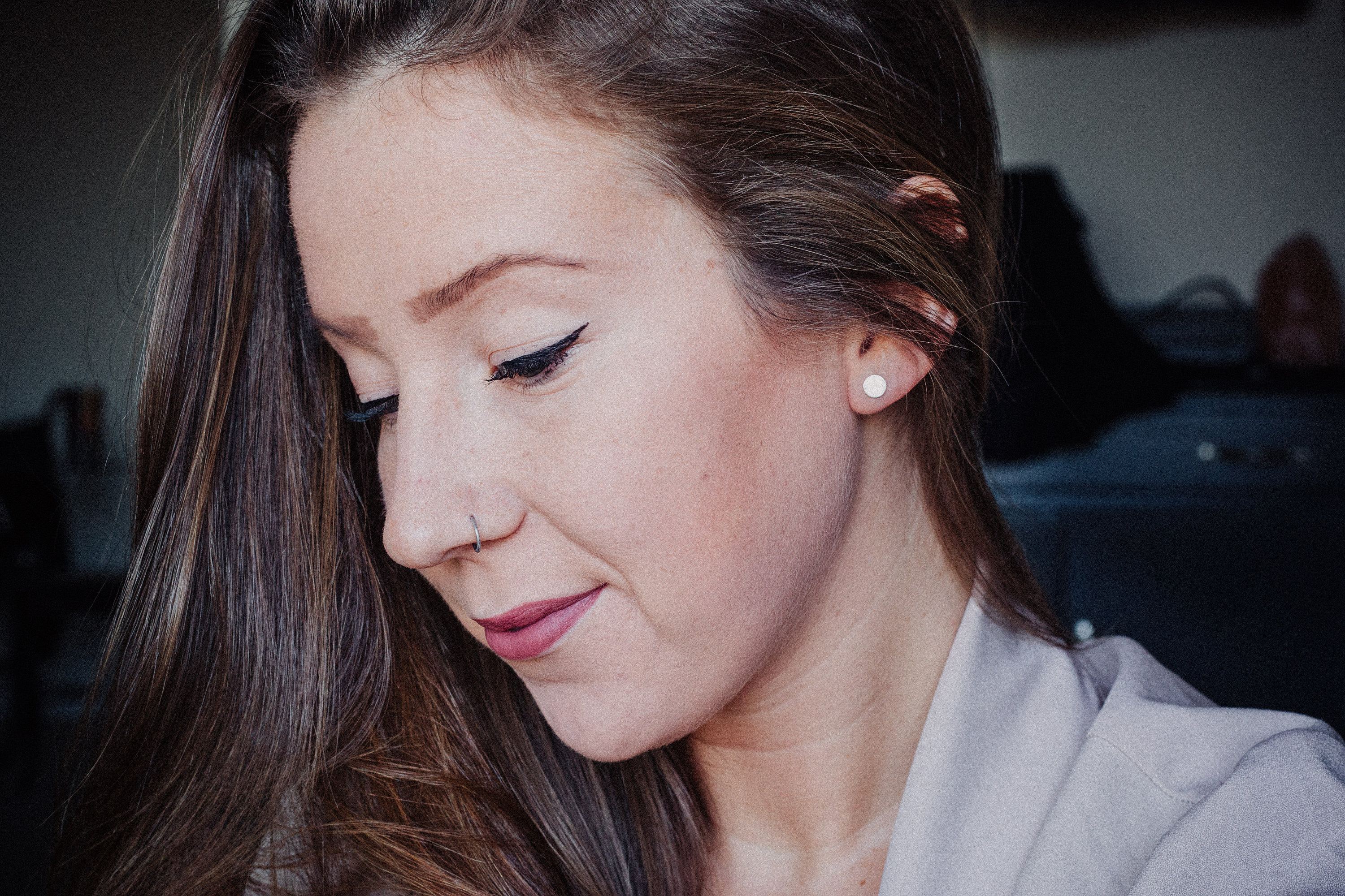 Plain Studs Sterling Silver Modern Studs Stud Earrings - Etsy Canada