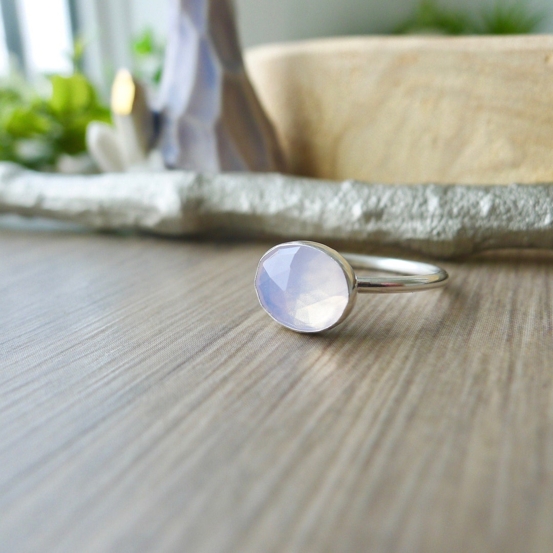 Lilac Quartz Ring Lavender Quartz Sterling Silver Purple - Etsy