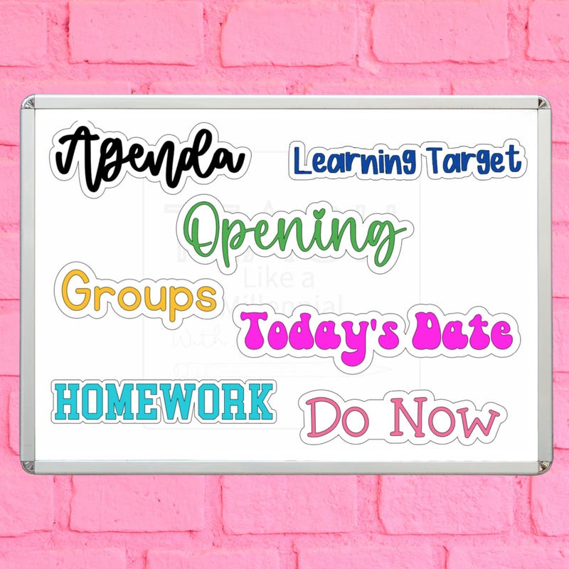 Custom Whiteboard Label - Etsy UK