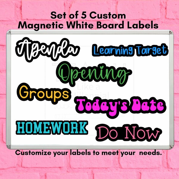 Whiteboard for Classroom - Etsy