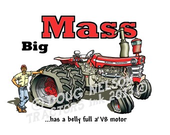 Tractor cartoon | Etsy
