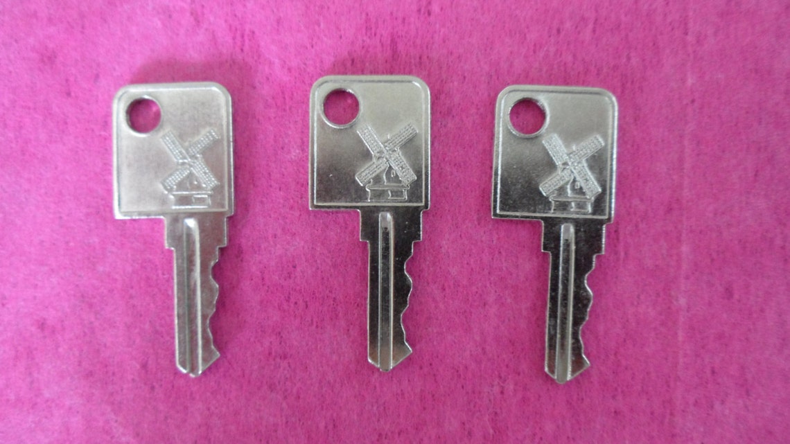 Windmill Keys H29 Silver Tone Keys Supply for | Etsy