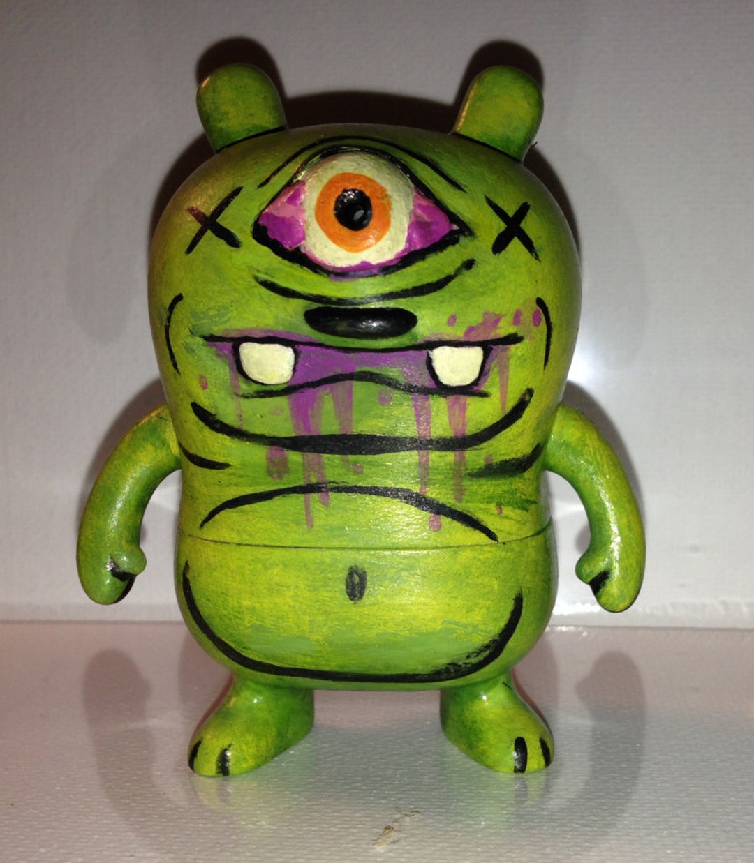 Uglydoll Custom Vinyl Figure Weirdo Cyclops Bear Monster "frank" - Etsy