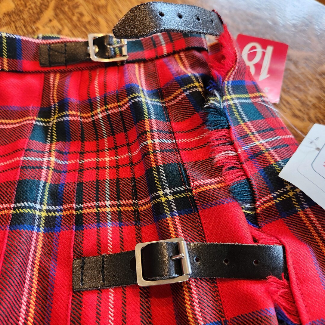 Kilt, Royal Stewart Plaid, NWT, Made in Scotland by Hector Russell, All ...