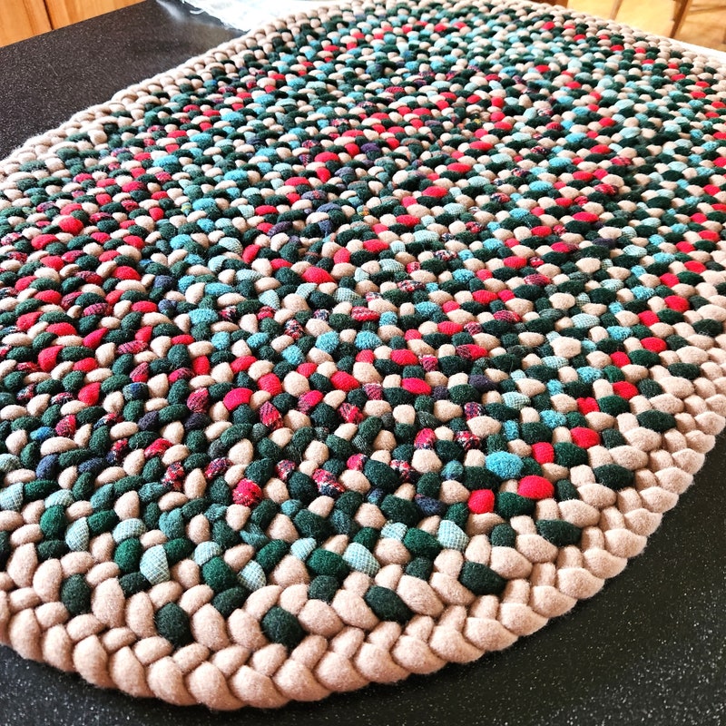 Wool Braided Rug - Etsy