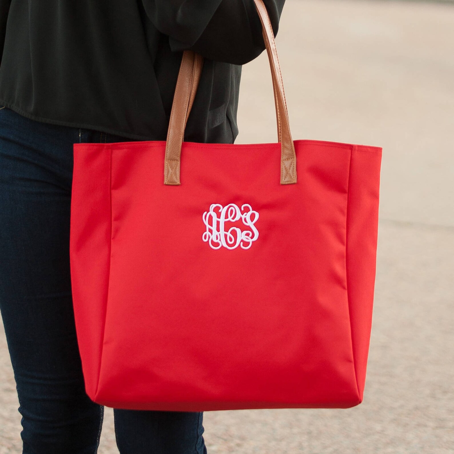 Monogrammed Game Day Tote Bag Tailgate Tote College Team - Etsy