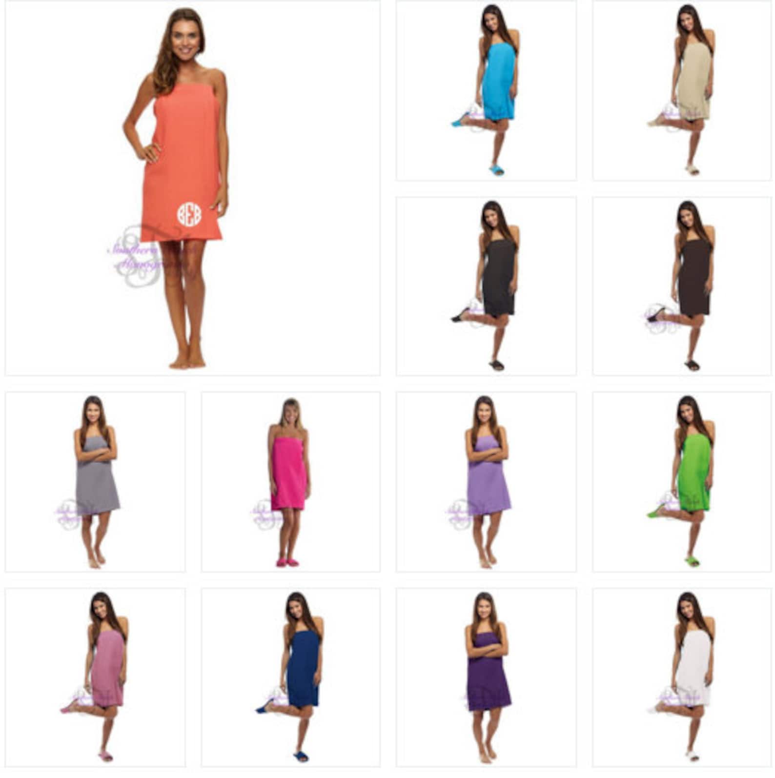 Monogrammed Waffle Weave Spa Wrap-graduation Gift-bridesmaid - Etsy