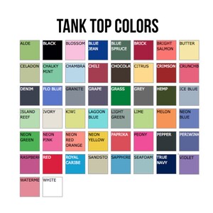 Monogrammed Comfort Color Tank Top - Bachelorette Party - Bridesmaid ...