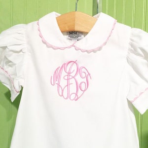 Monogrammed Baby Day Gowns - Monogrammed Baptism Gown - Monogram Gift ...