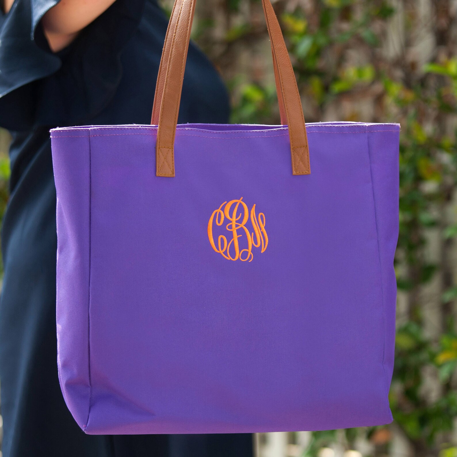 Monogrammed Game Day Tote Bag Tailgate Tote College Team - Etsy