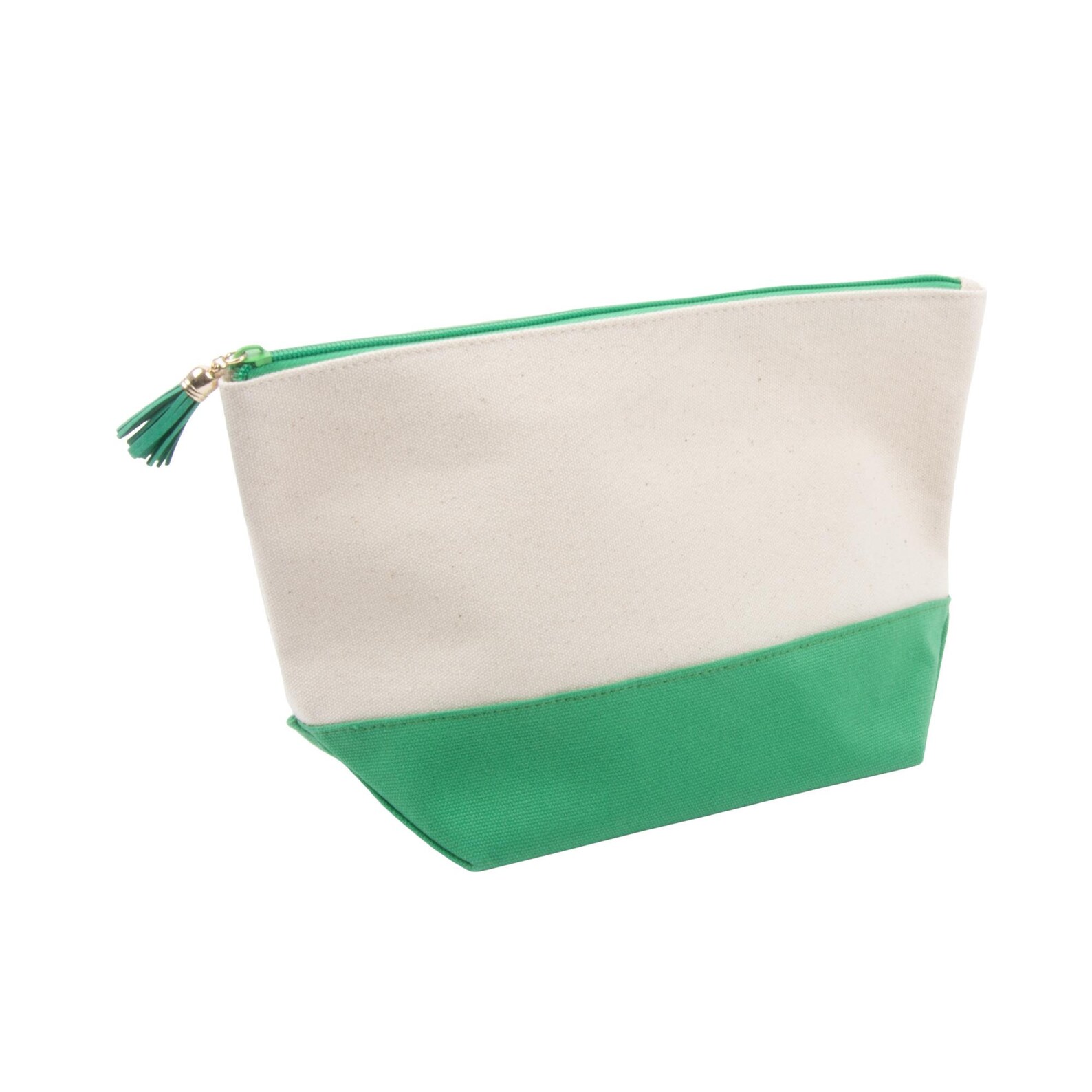Monogrammed Colorblock Canvas Cosmetic Bag Monogrammed - Etsy