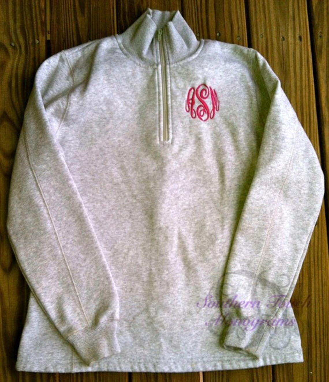 Monogrammed Quarter Zip Sweatshirt Pullover Bridesmaid Gift - Etsy