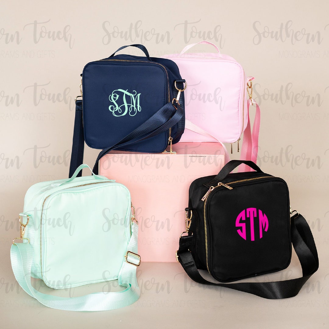 Monogrammed Lunch Box - Solid Color Lunch Box - Unique Gift Ideas ...