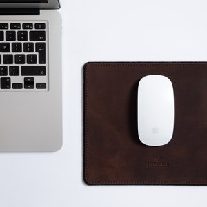 Leather Computer Mouse Pad, Desk Mouse Pad, Personalised Mouse Pad ...