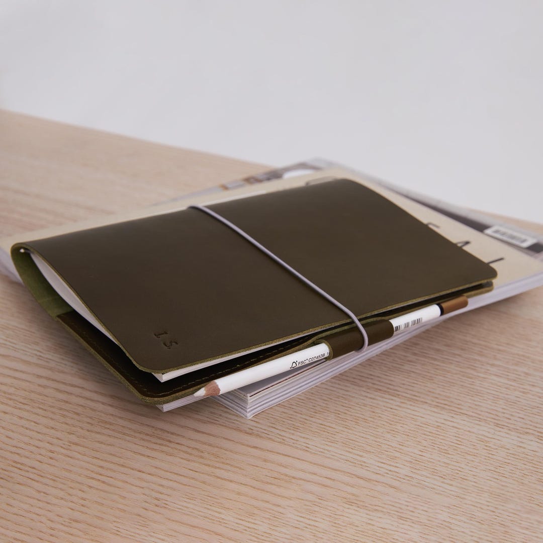 Travel Journal A5, Refillable Leather Journal, Premium Leather Notebook ...