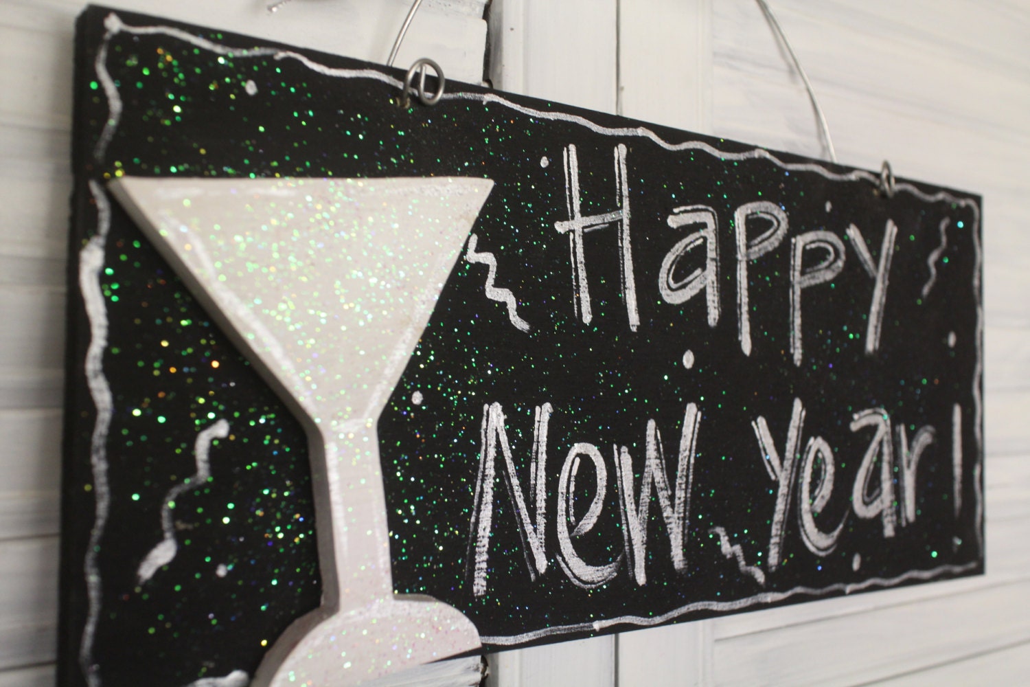 Happy New Year Hand Painted Wood Sign - Etsy