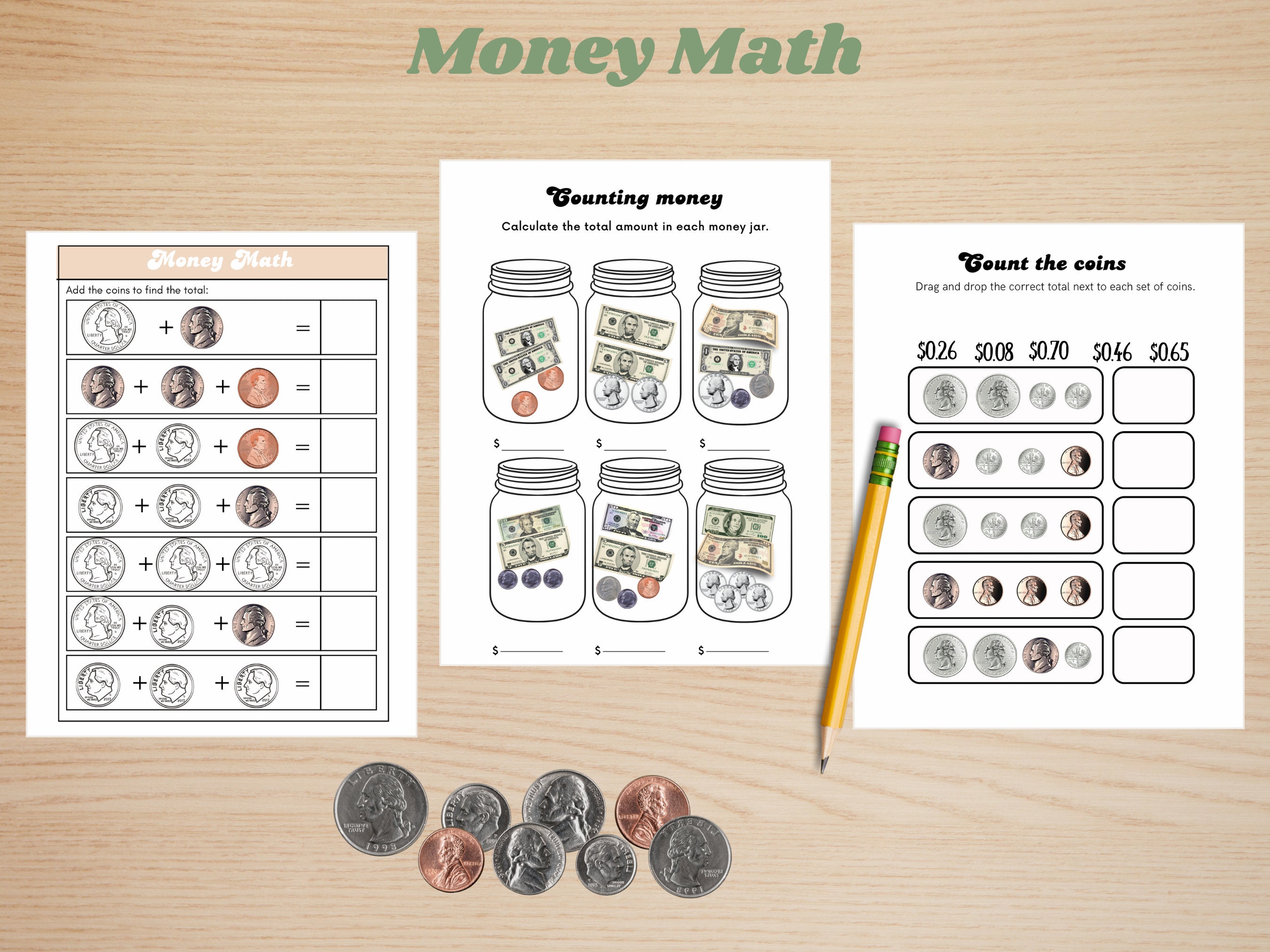 Kids Money Workbook: Fun & Educational Math Curriculum - Etsy